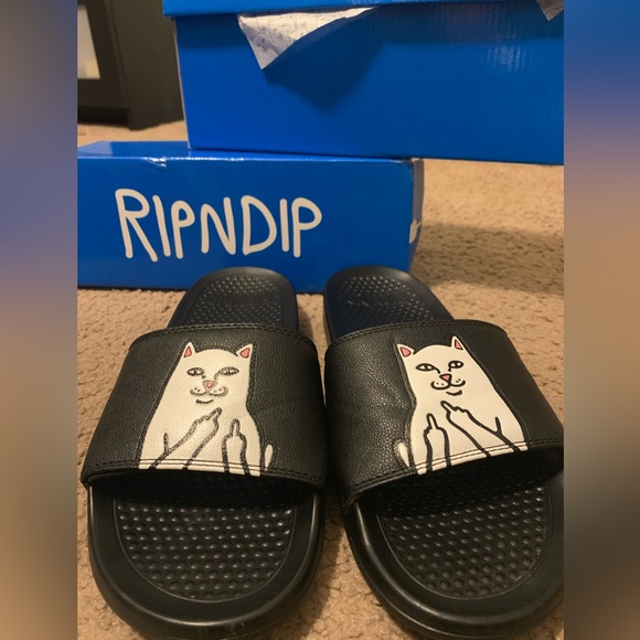 Ripndip | Shoes | Ripndip Mens Slide In Color Black | Poshmark